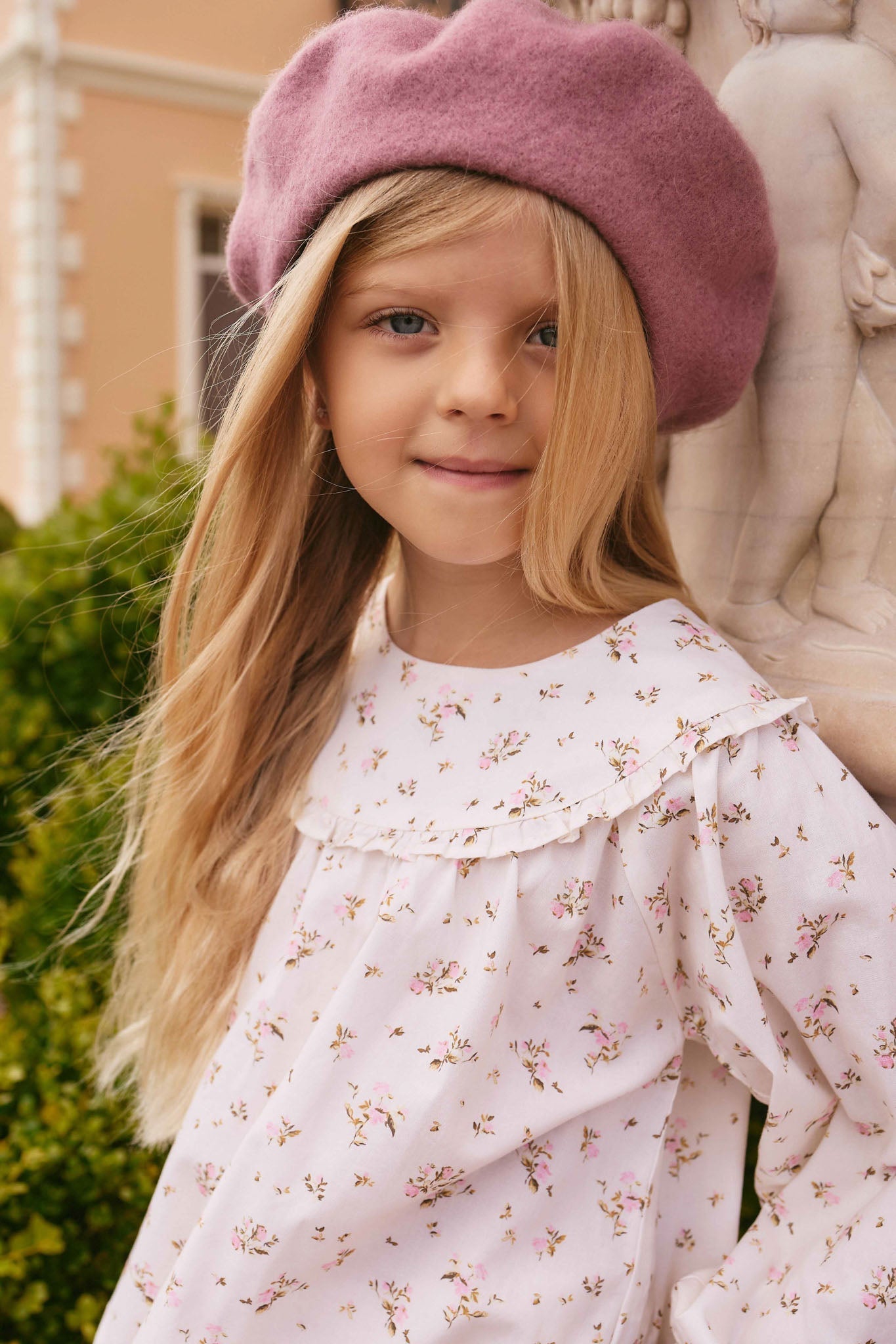 Organic Cotton Amira Blouse - Bianca Antique – Jamie Kay USA