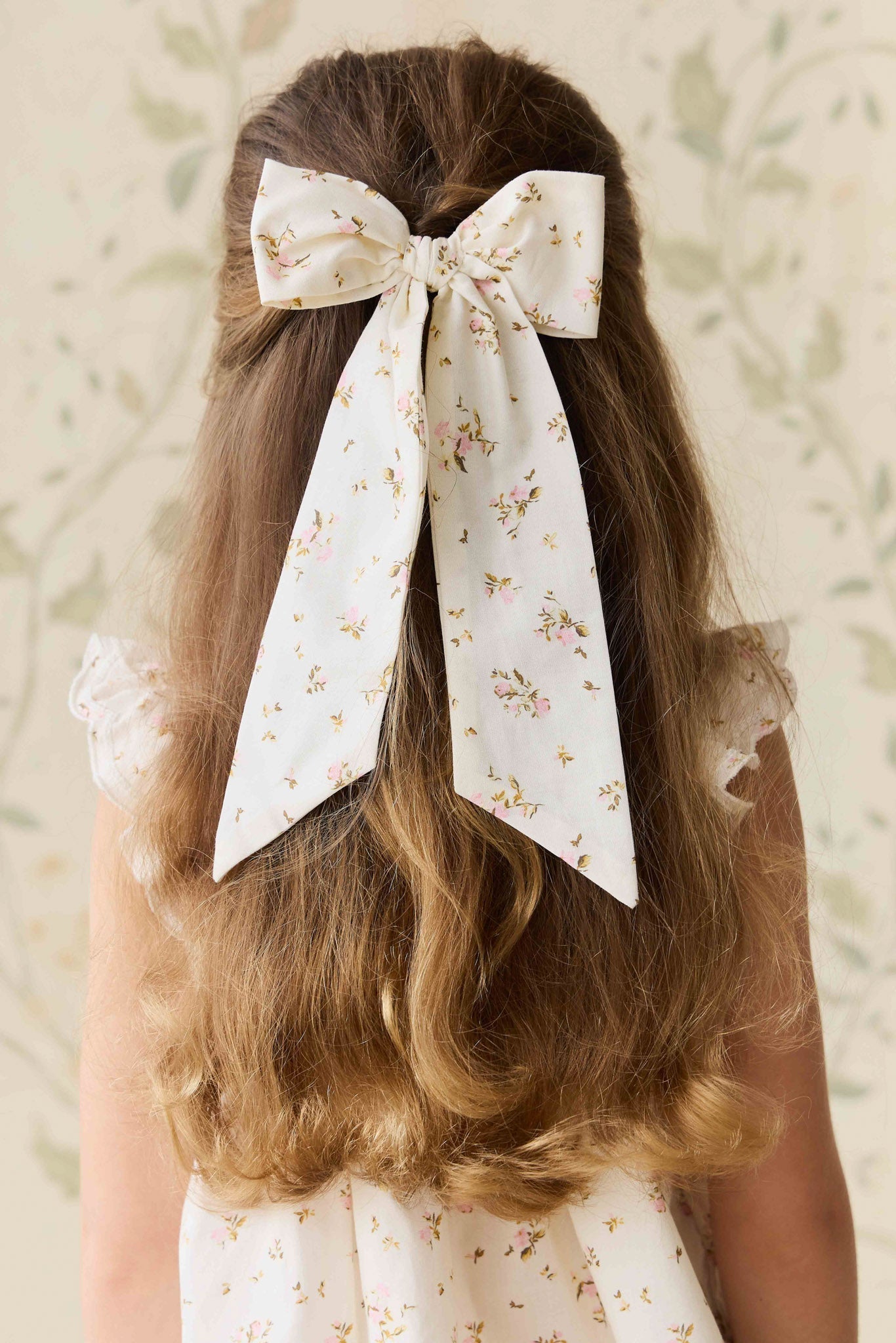Organic Cotton Alora Bow - Bianca Antique – Jamie Kay USA
