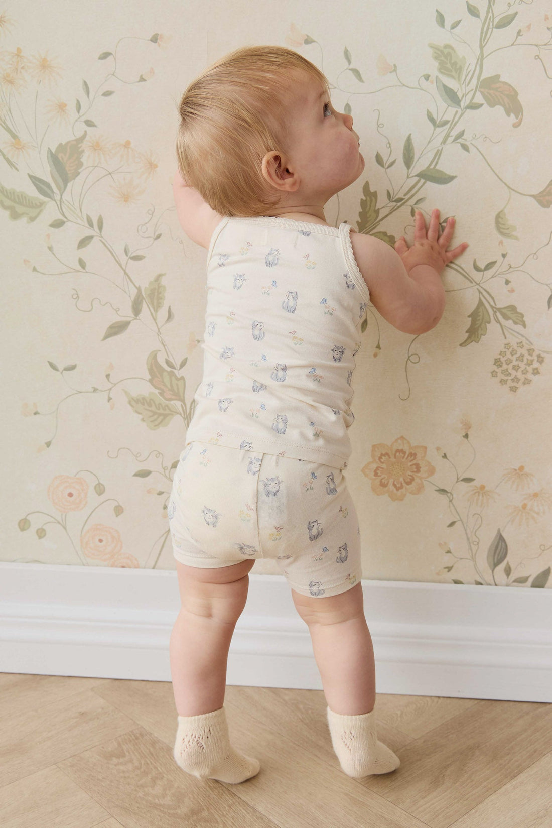 Organic Cotton Jude Singlet Pyjama Set - Charlies Butterflies – Jamie ...