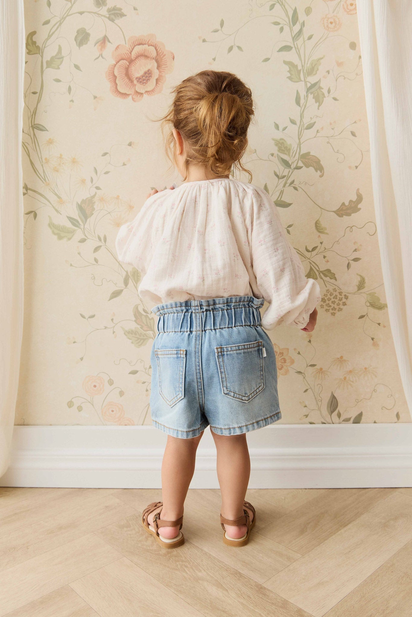 Organic Cotton Muslin Heather Blouse - Pauline Pink – Jamie Kay USA