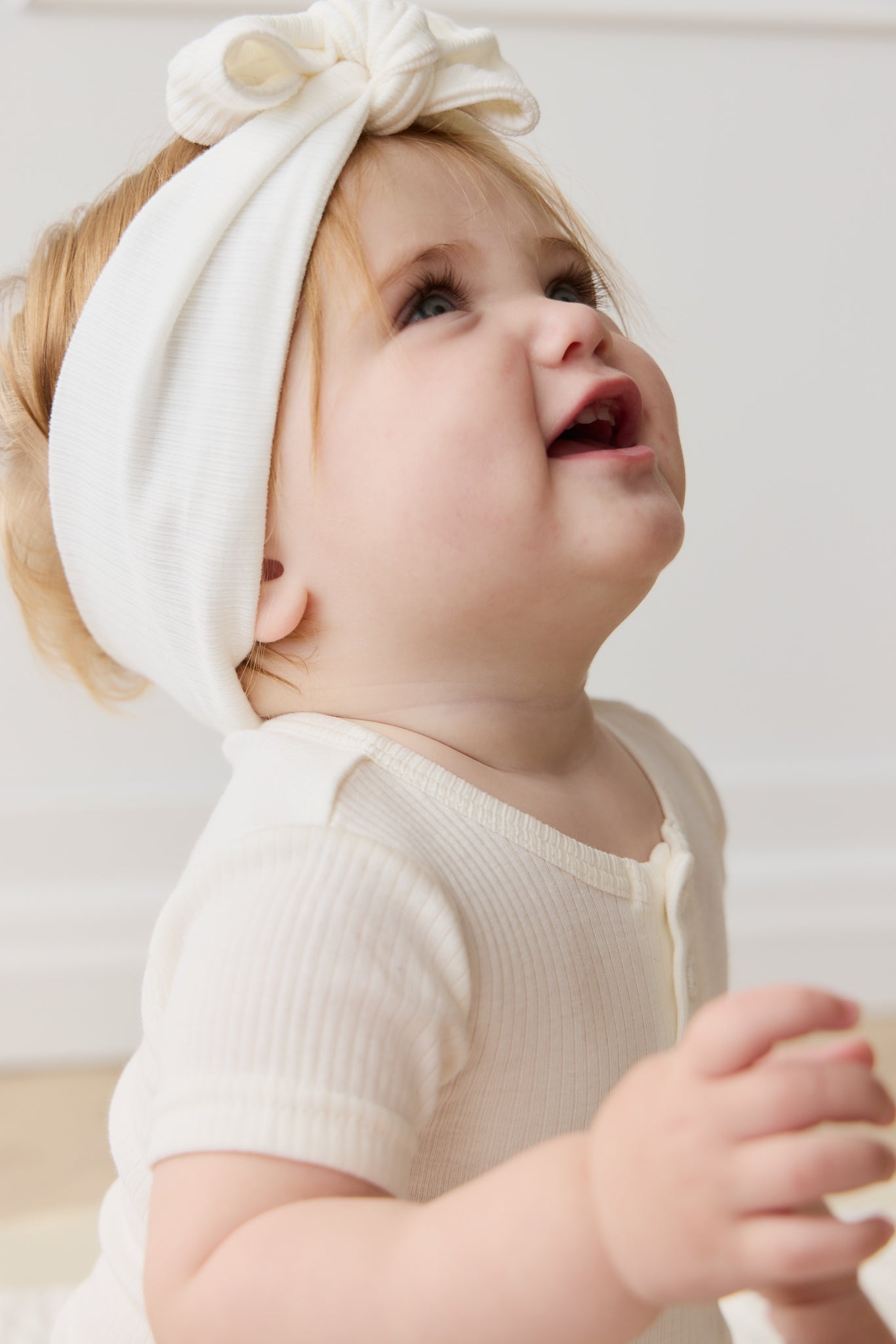 Organic Cotton Modal Darcy Rib Tee Bodysuit - Milk – Jamie Kay USA