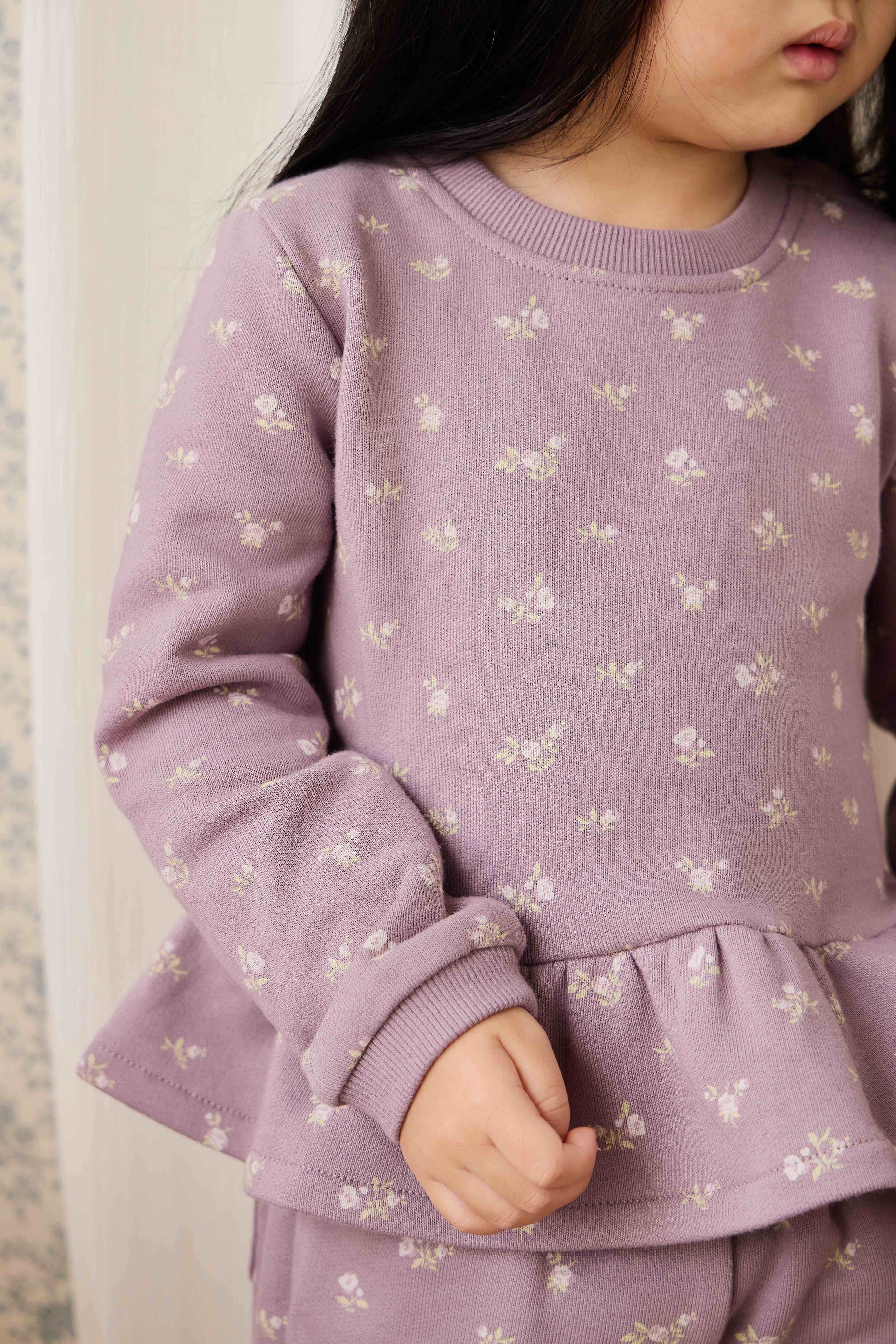 Organic Cotton Emiko Sweatshirt - Isla Plum – Jamie Kay USA