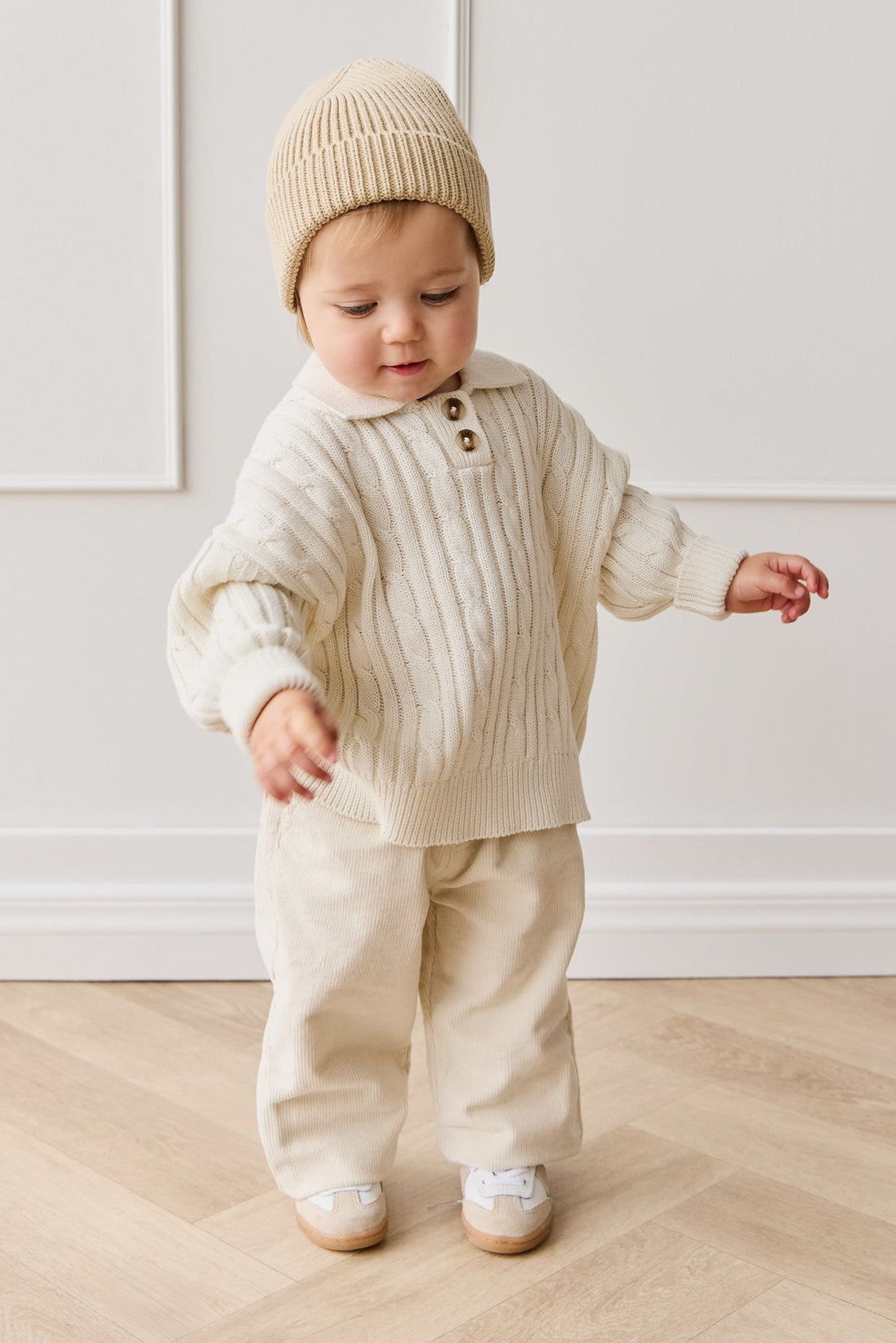 Wade Knitted Jumper - Cloud – Jamie Kay USA