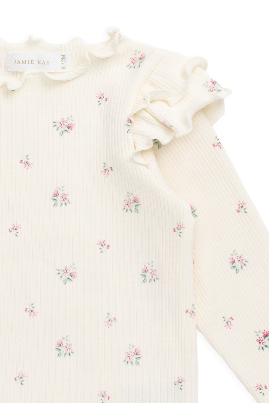 Organic Cotton Rib Winslet Top - Emma Whisper – Jamie Kay USA