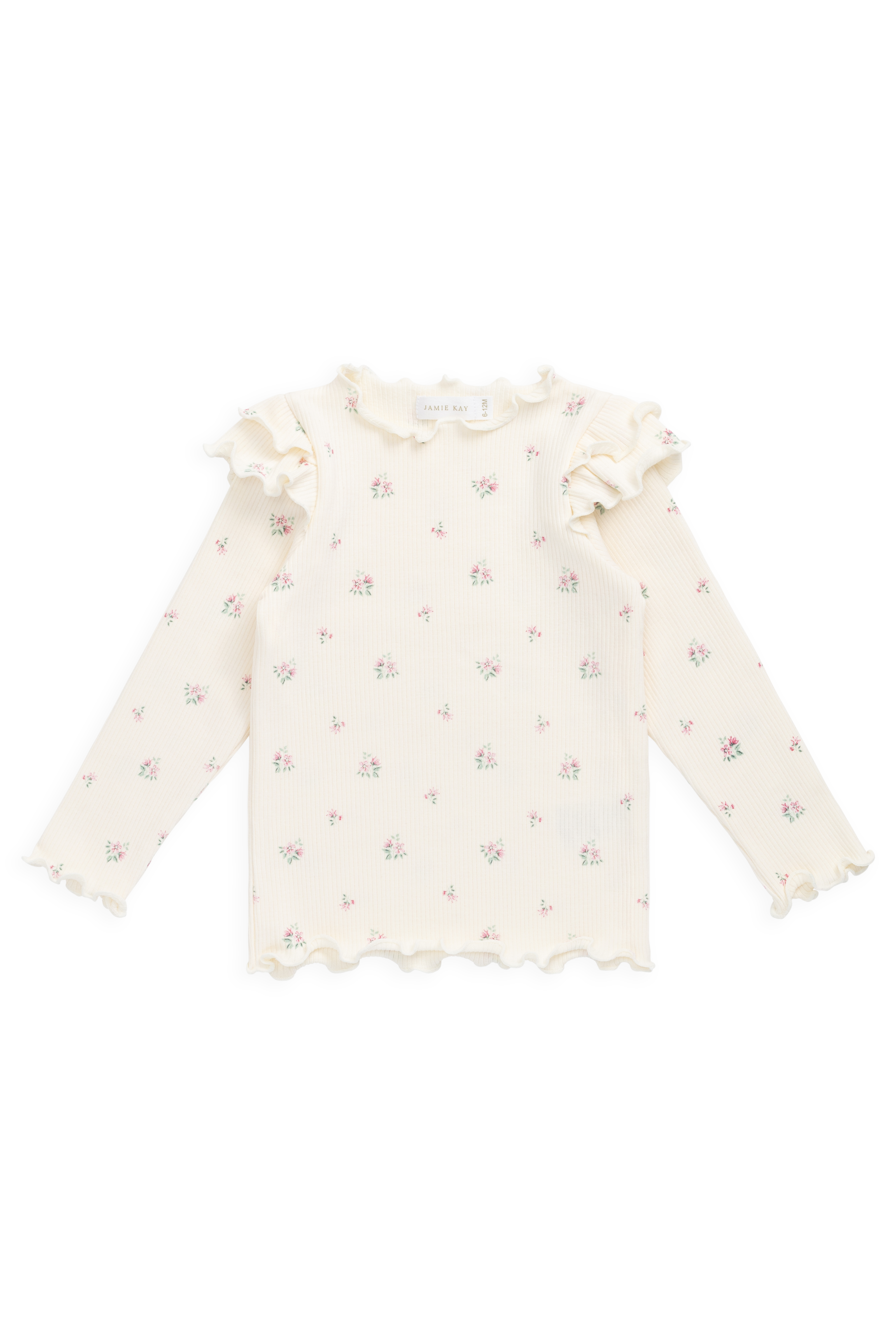 Organic Cotton Rib Winslet Top - Emma Whisper – Jamie Kay USA