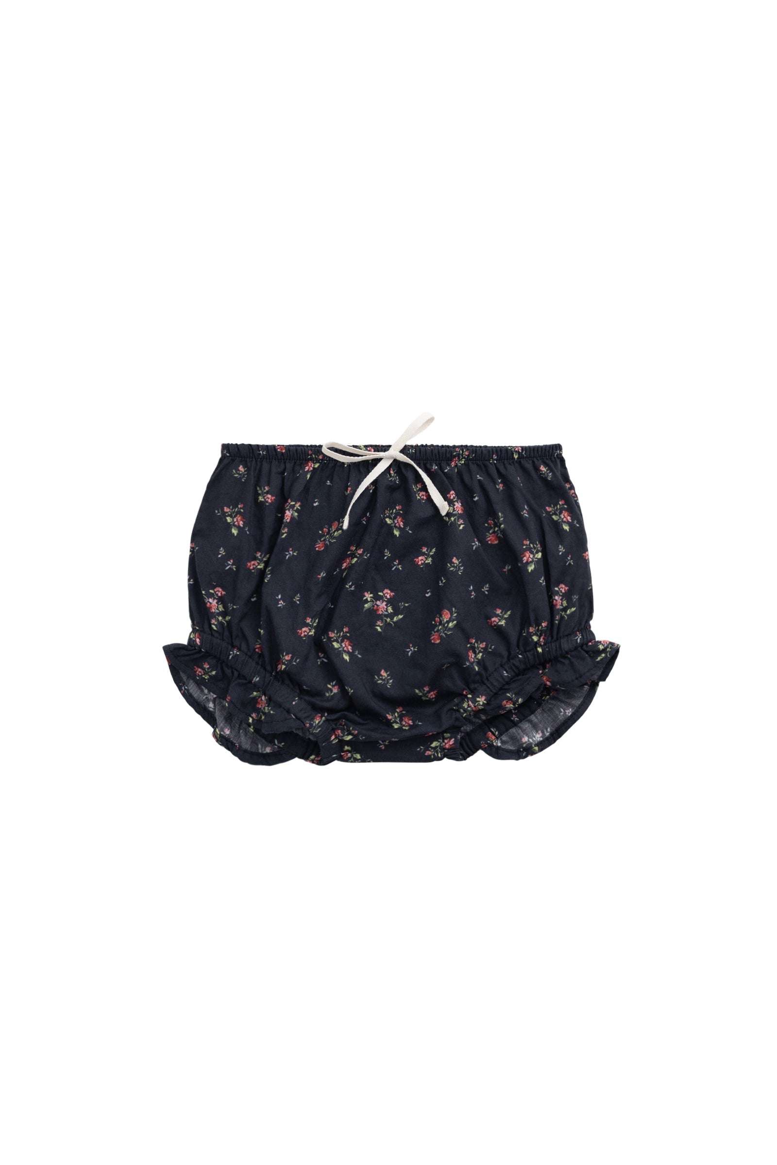Organic Cotton Frill Bloomer - Bianca Noir – Jamie Kay USA