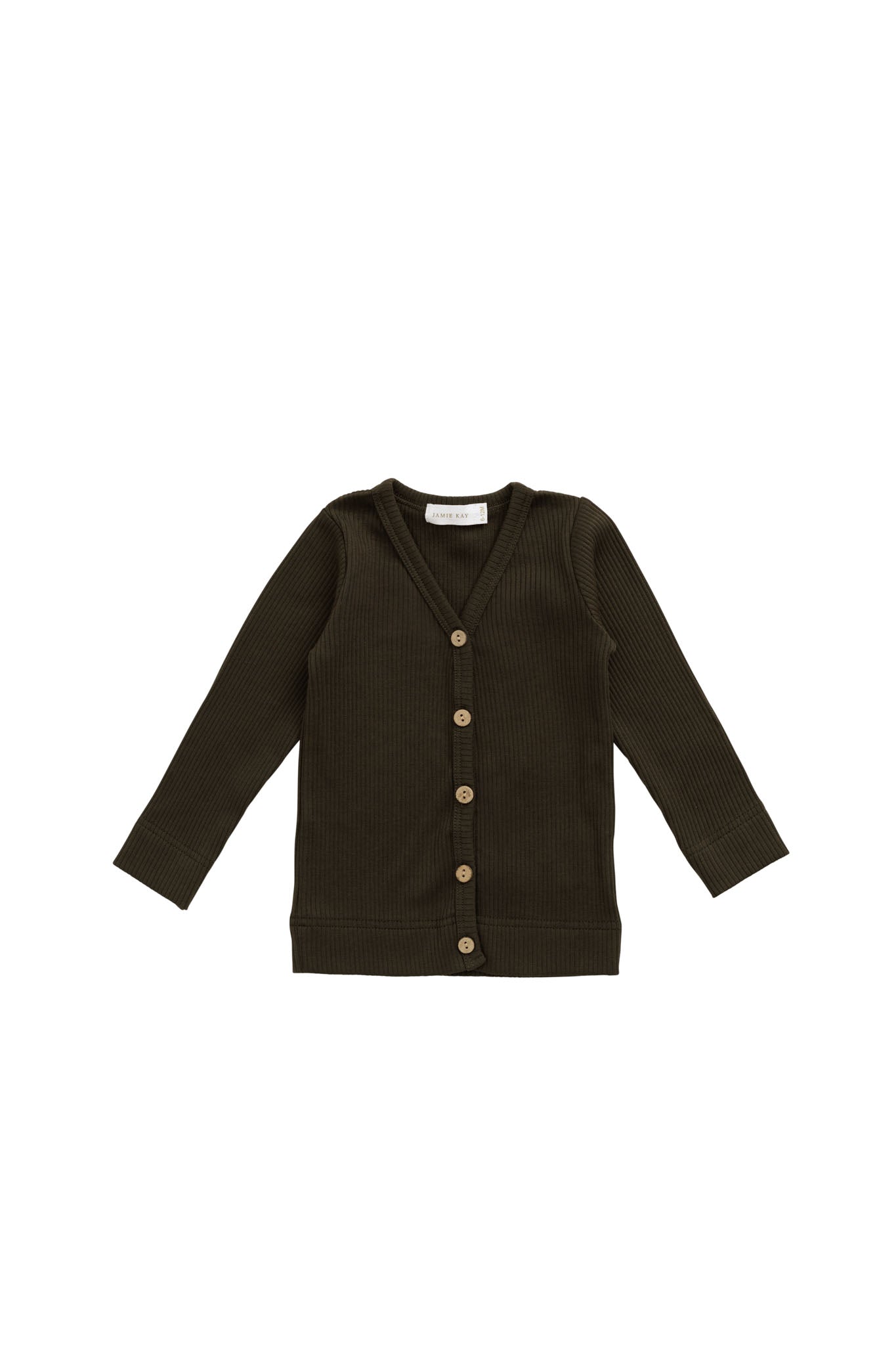 Organic Cotton Modal Cardigan - Bistre – Jamie Kay USA