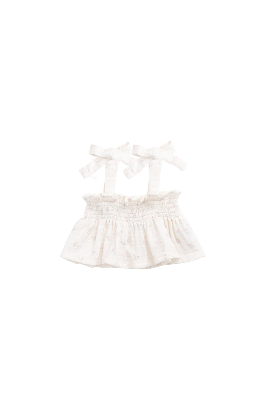 Organic Cotton Muslin Odette Top - Pauline Pink – Jamie Kay USA