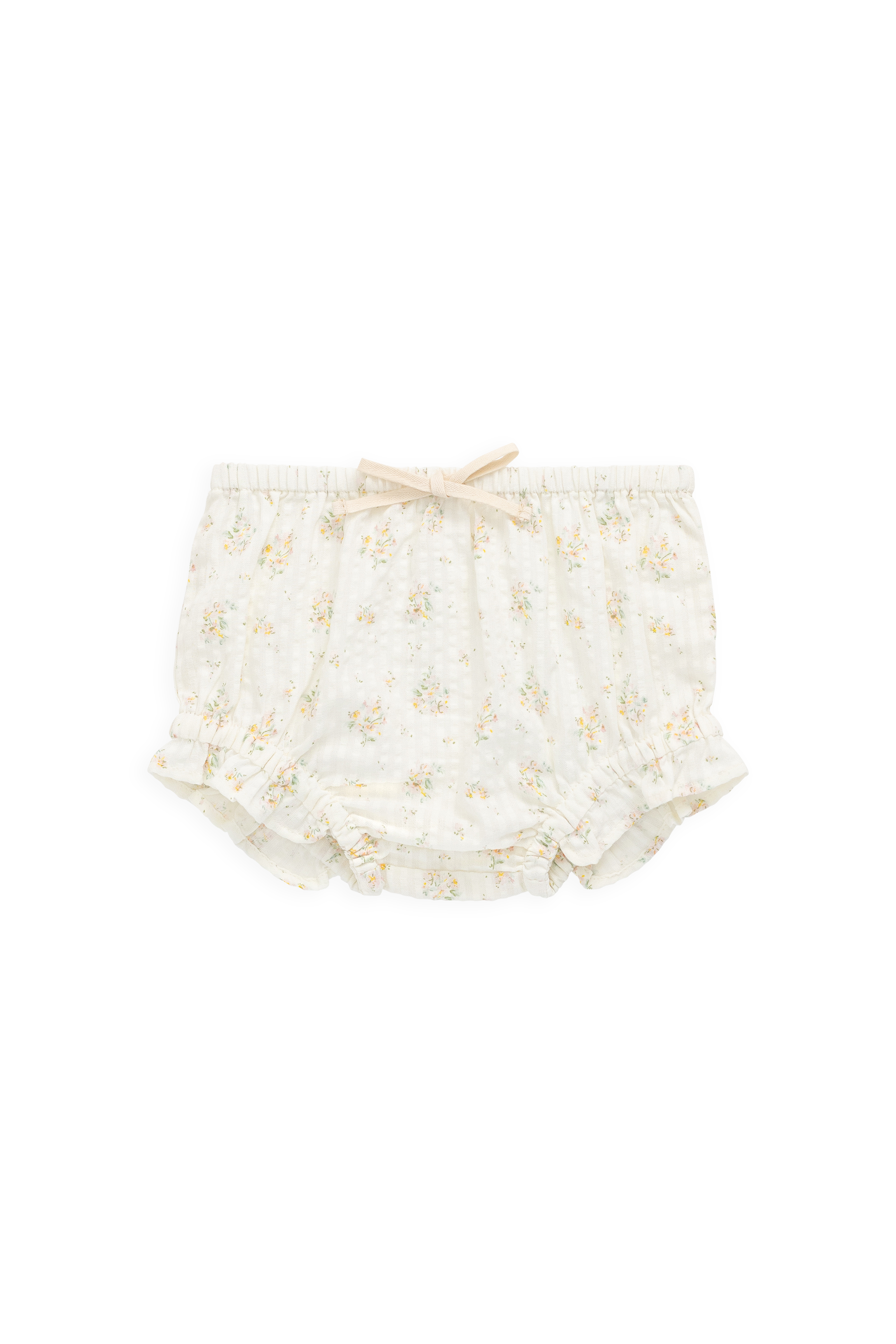Organic Cotton Frill Bloomer-Justine Parchment – Jamie Kay USA