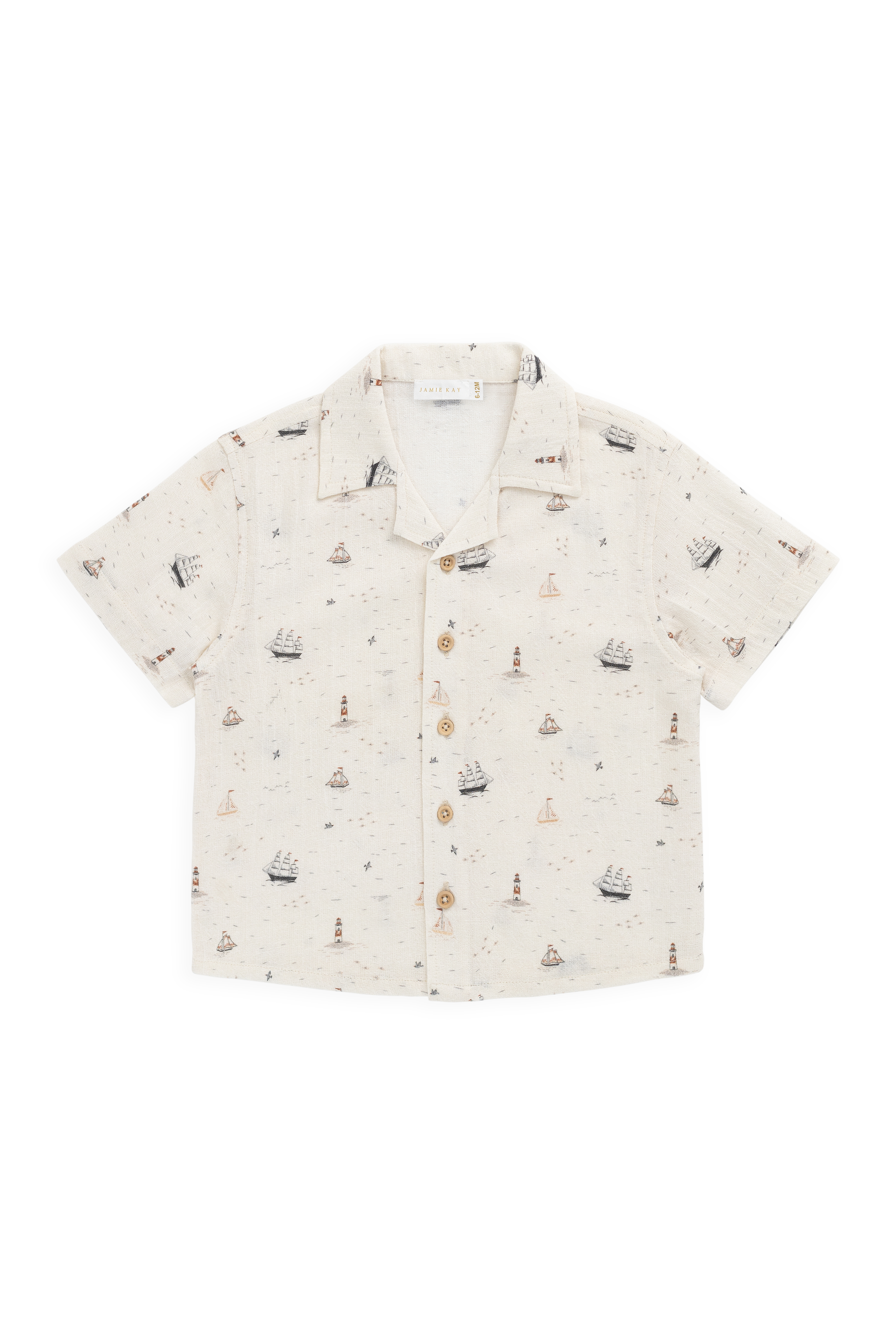 Organic Cotton Silas Shirt-Sailing Day – Jamie Kay USA