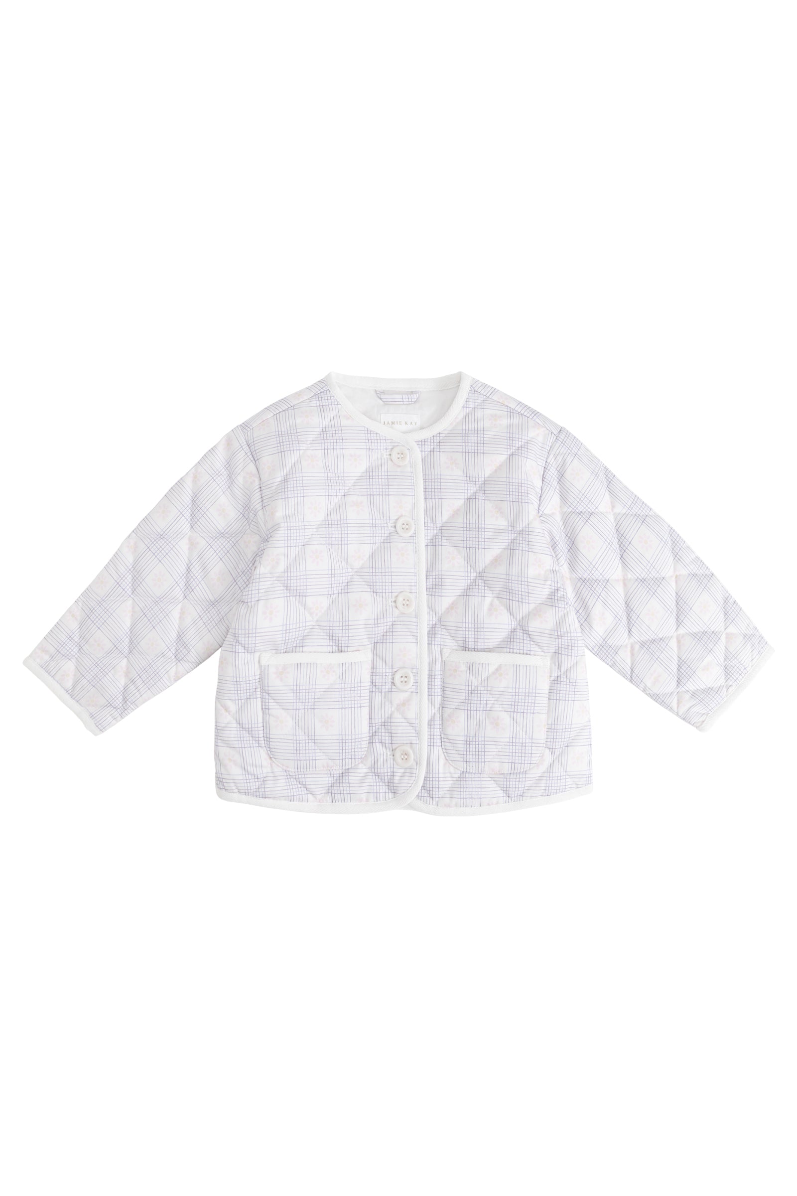 Ariel Jacket - Marguerite Egret – Jamie Kay USA