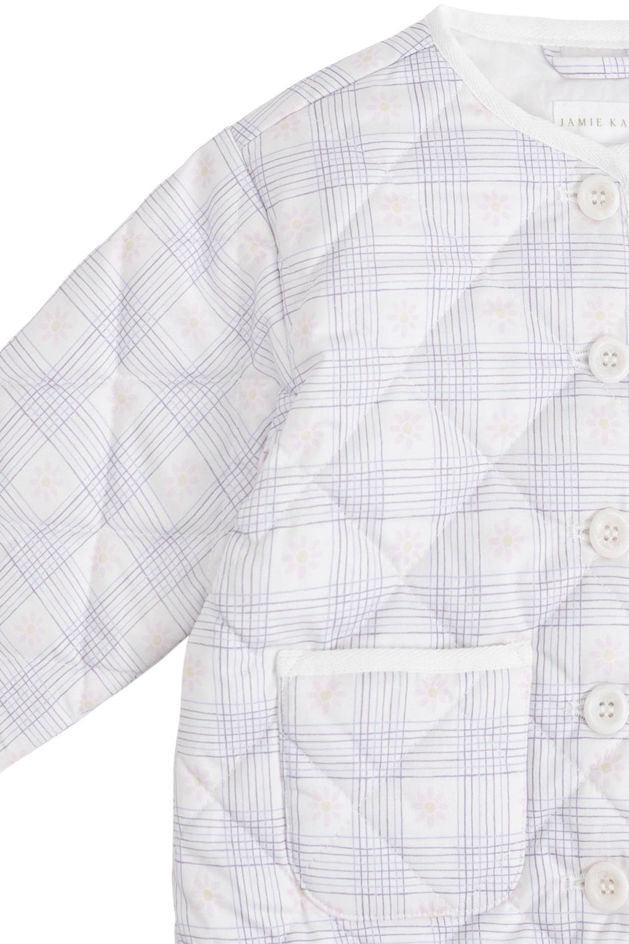 Ariel Jacket - Marguerite Egret – Jamie Kay USA