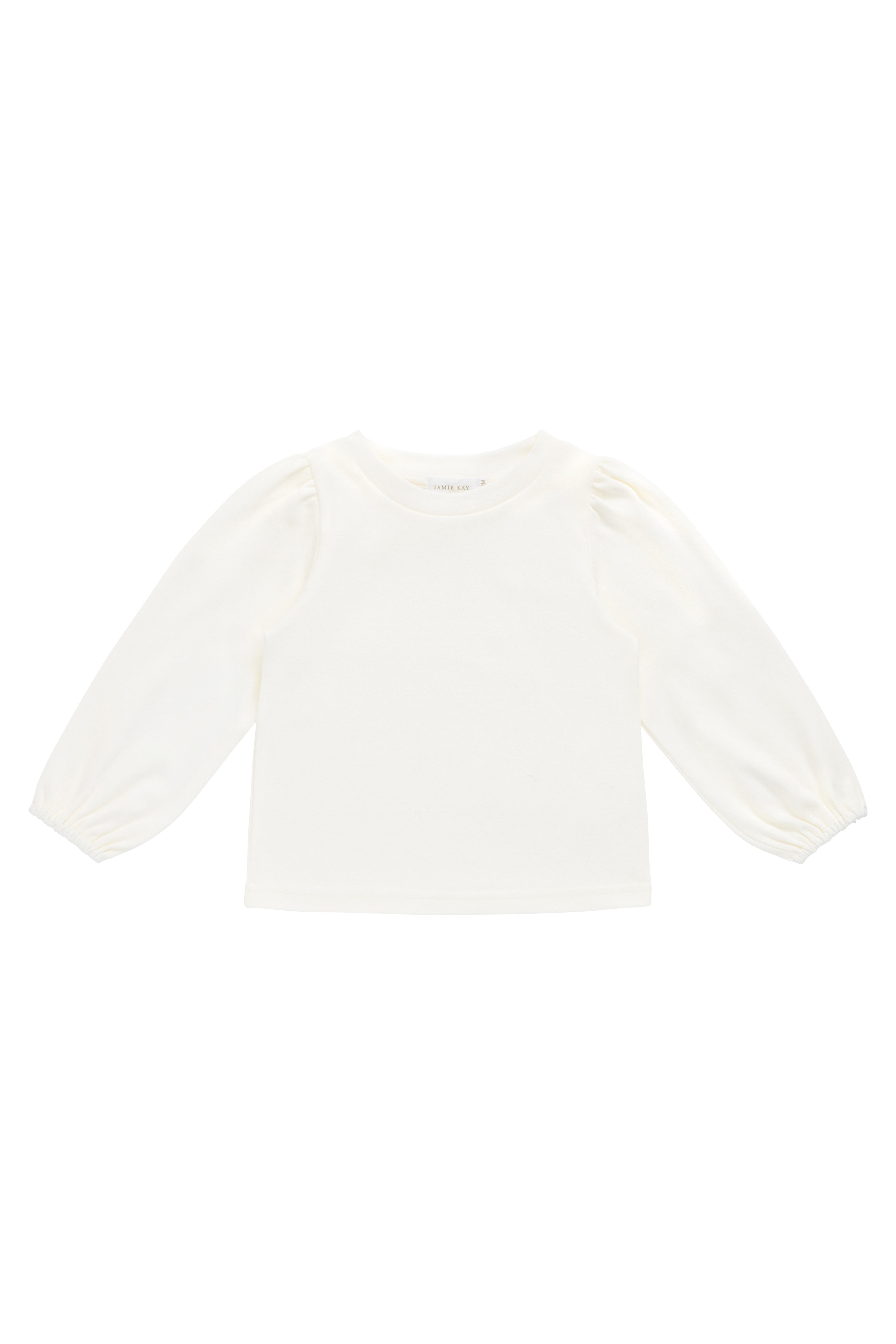 Pima Cotton Augustine Top - Parchment – Jamie Kay USA