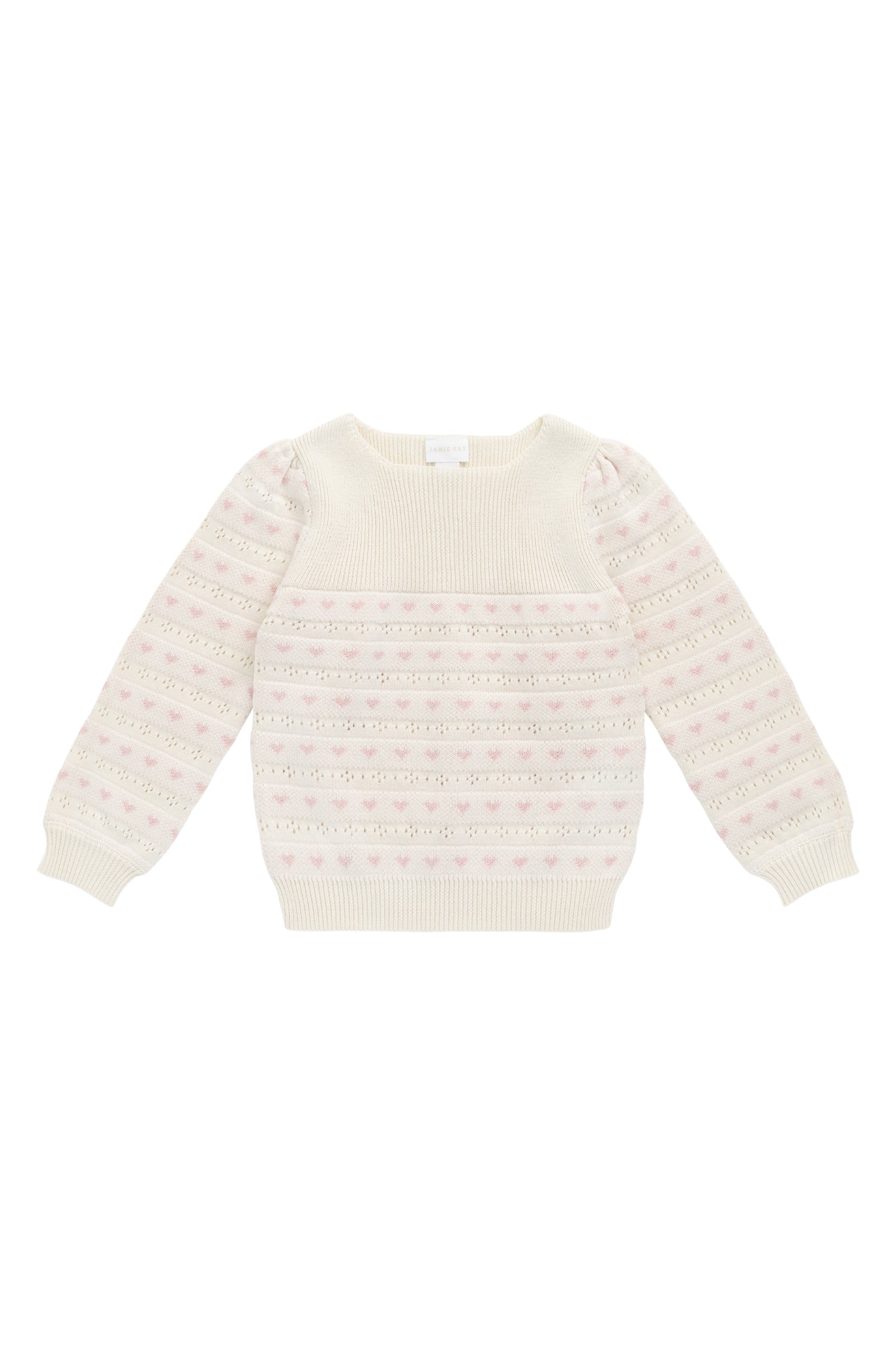 Norah Jumper - Norah Jacquard Tofu – Jamie Kay USA