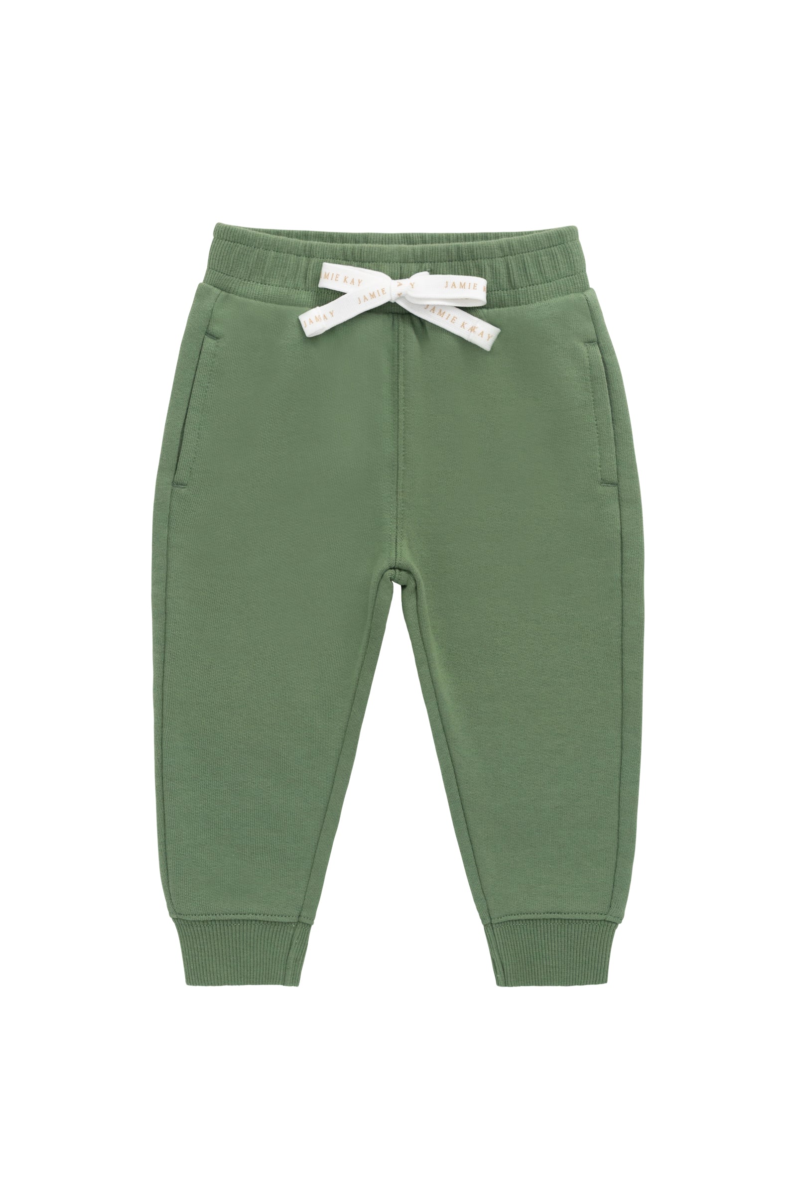 Organic Cotton Dominic Track Pant - Snow Pea – Jamie Kay USA