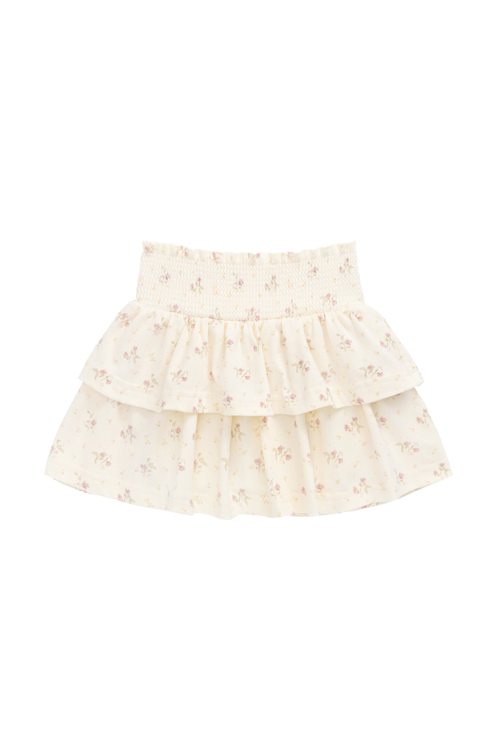 Organic Cotton Ruby Skirt - Thelma Parchment – Jamie Kay USA