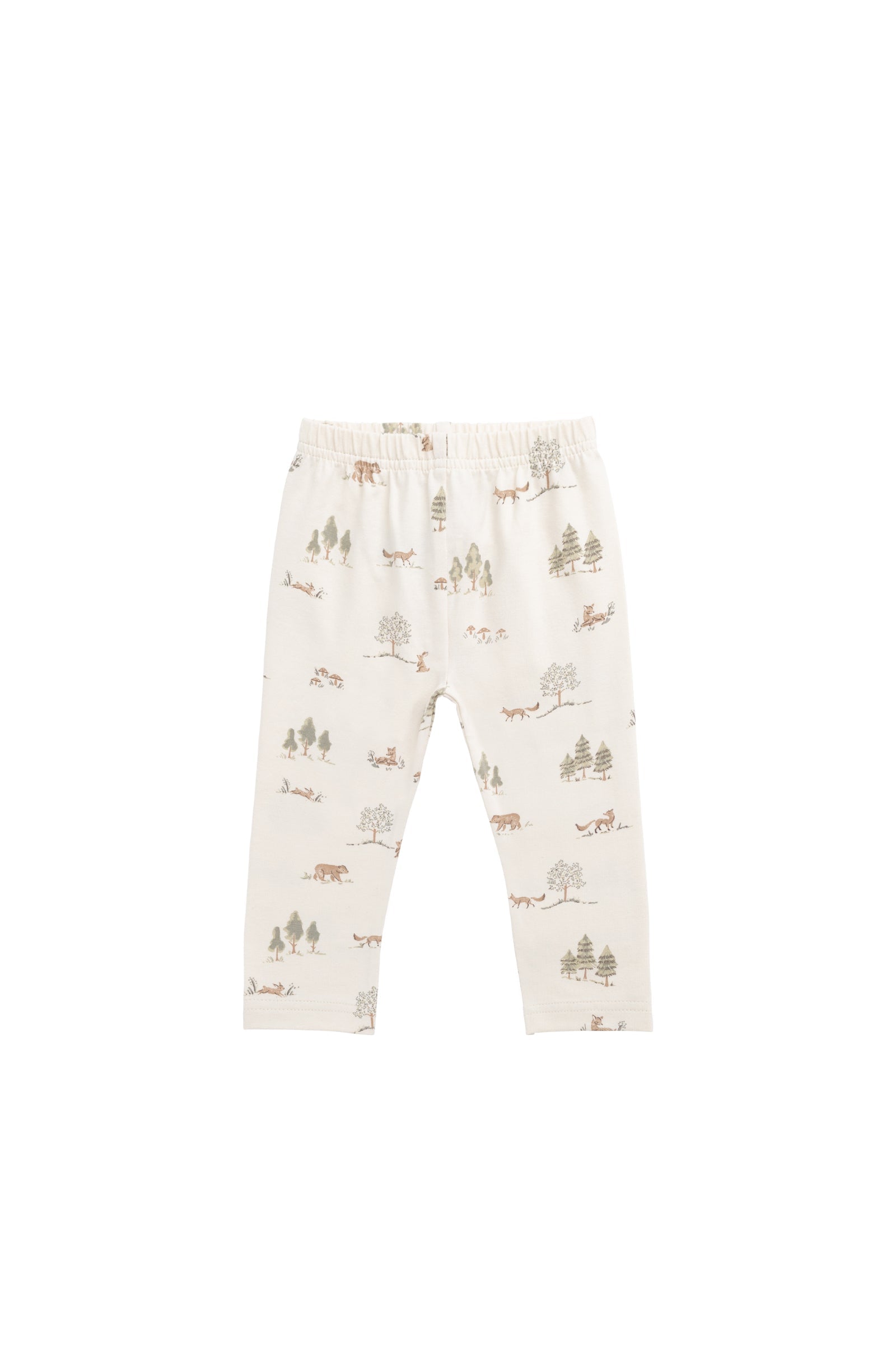 Organic Cotton Everyday Legging - Pine Forest Friends – Jamie Kay USA