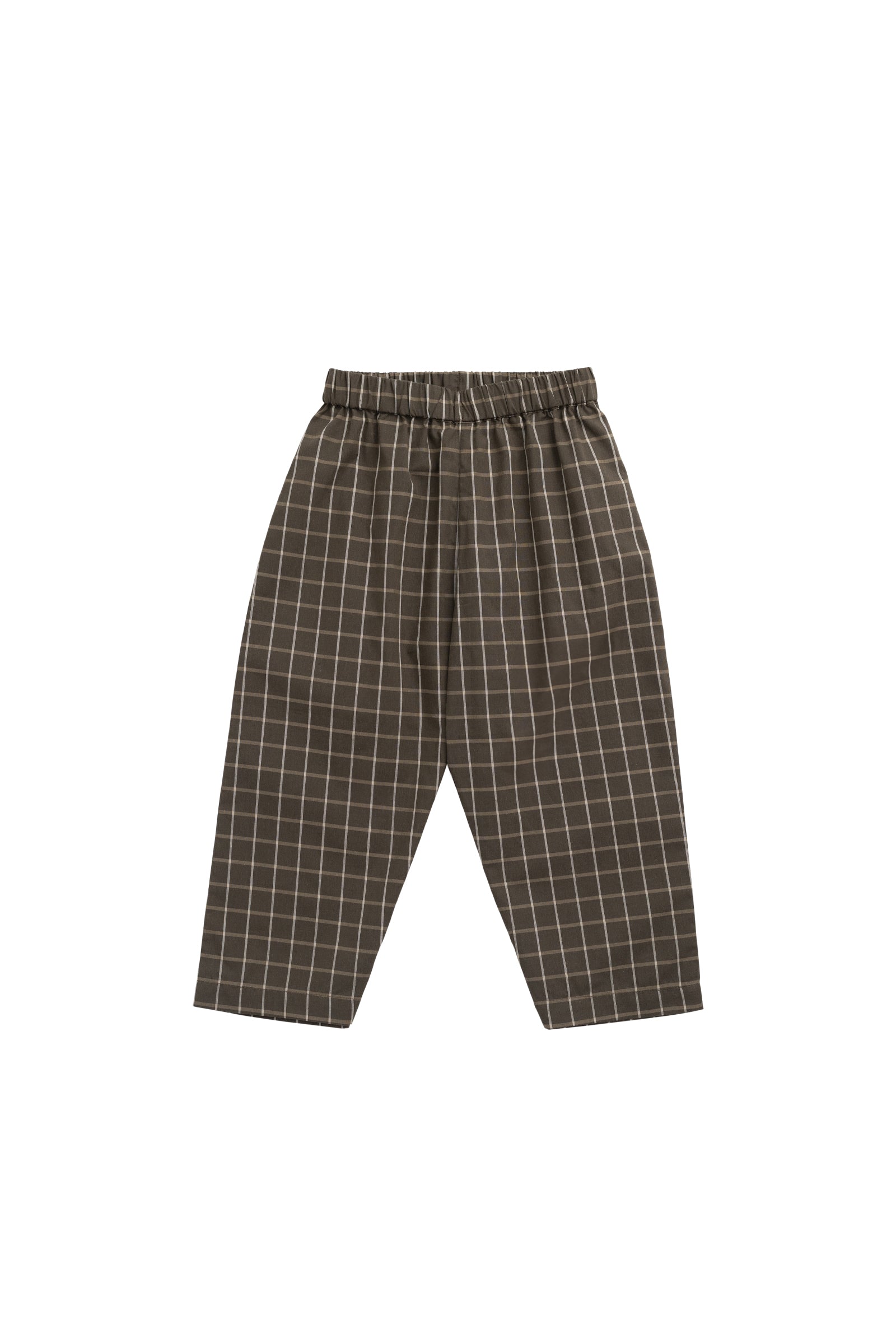 Organic Cotton Kingston Pant - Variegated Grid Tarmac – Jamie Kay USA