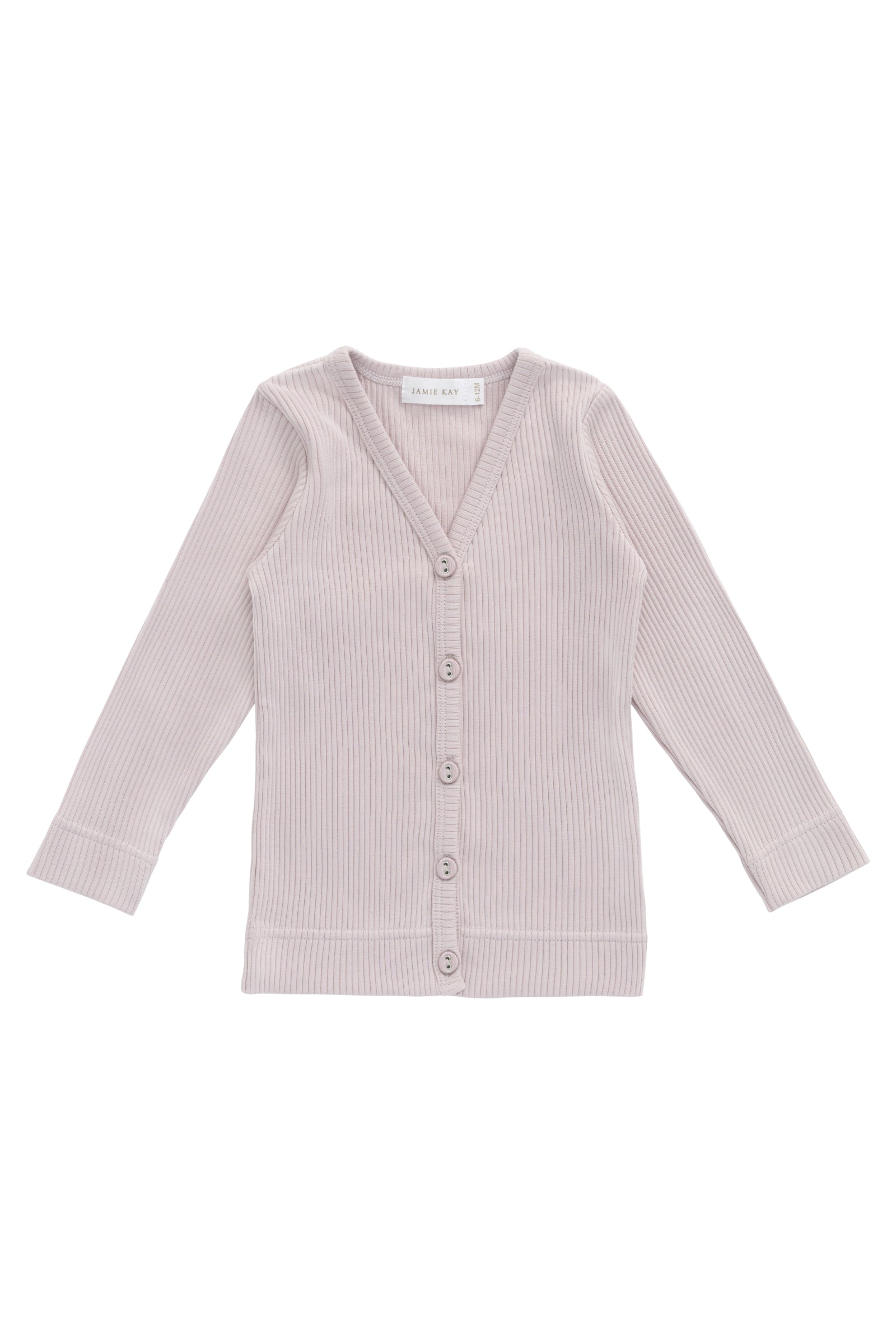 Organic Cotton Modal Cardigan - Violet Tint – Jamie Kay USA