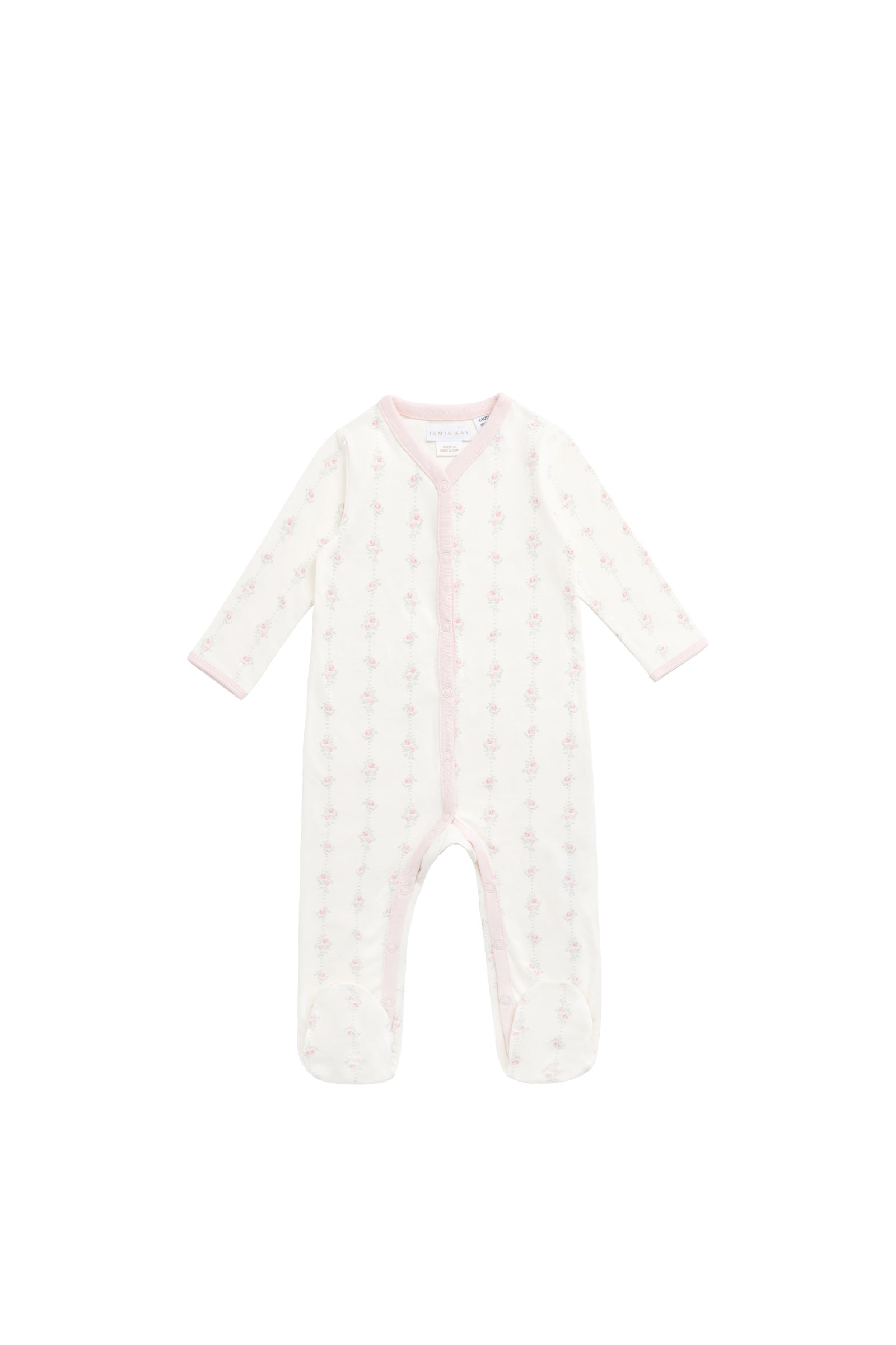 Organic Cotton Murphy Onepiece - Rose Trail – Jamie Kay USA