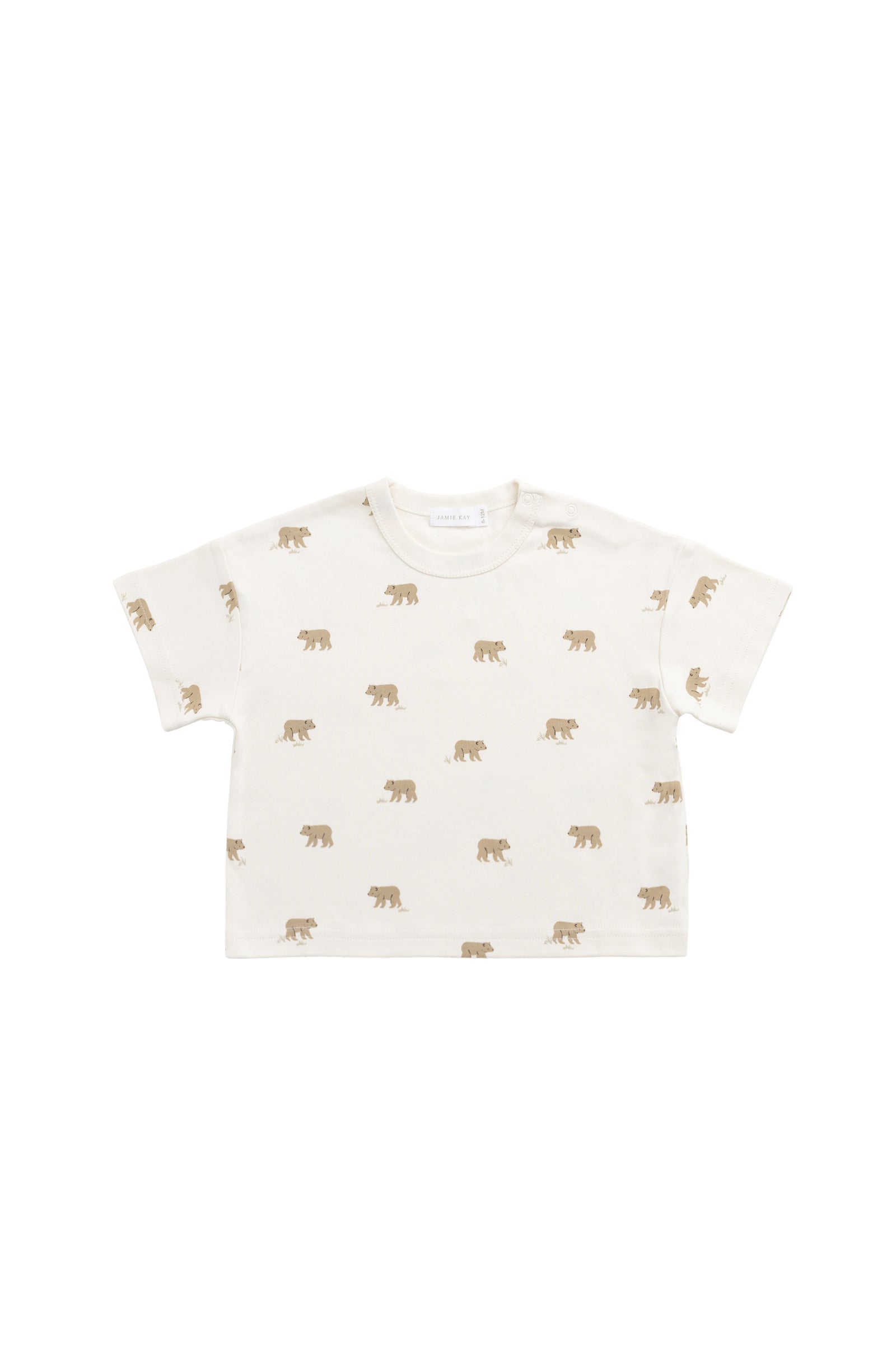 Pima Cotton Wesley Tee - Cub Walk Samoyed – Jamie Kay USA