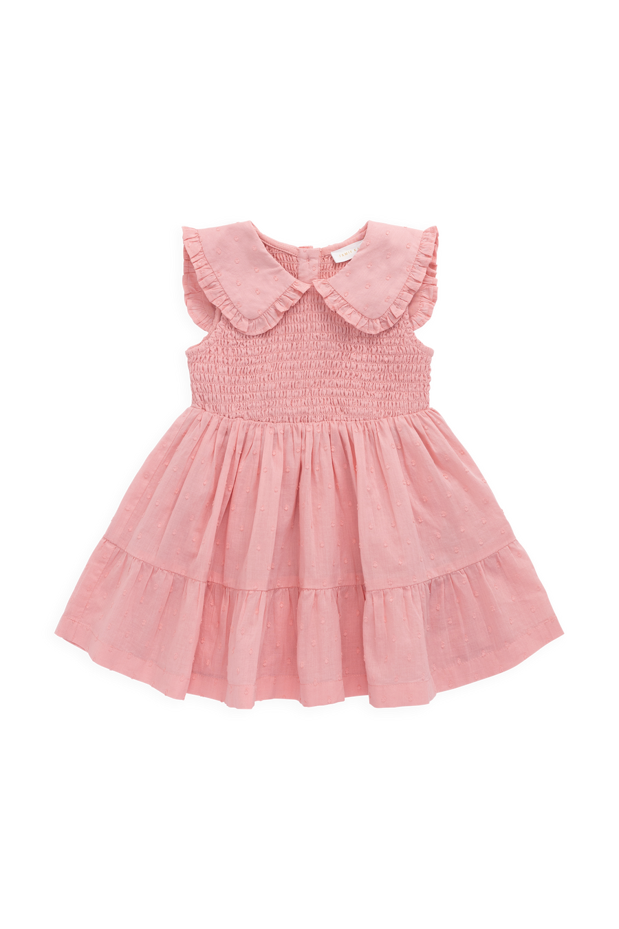 Organic Cotton Claudine Dress - Swiss Pink – Jamie Kay USA