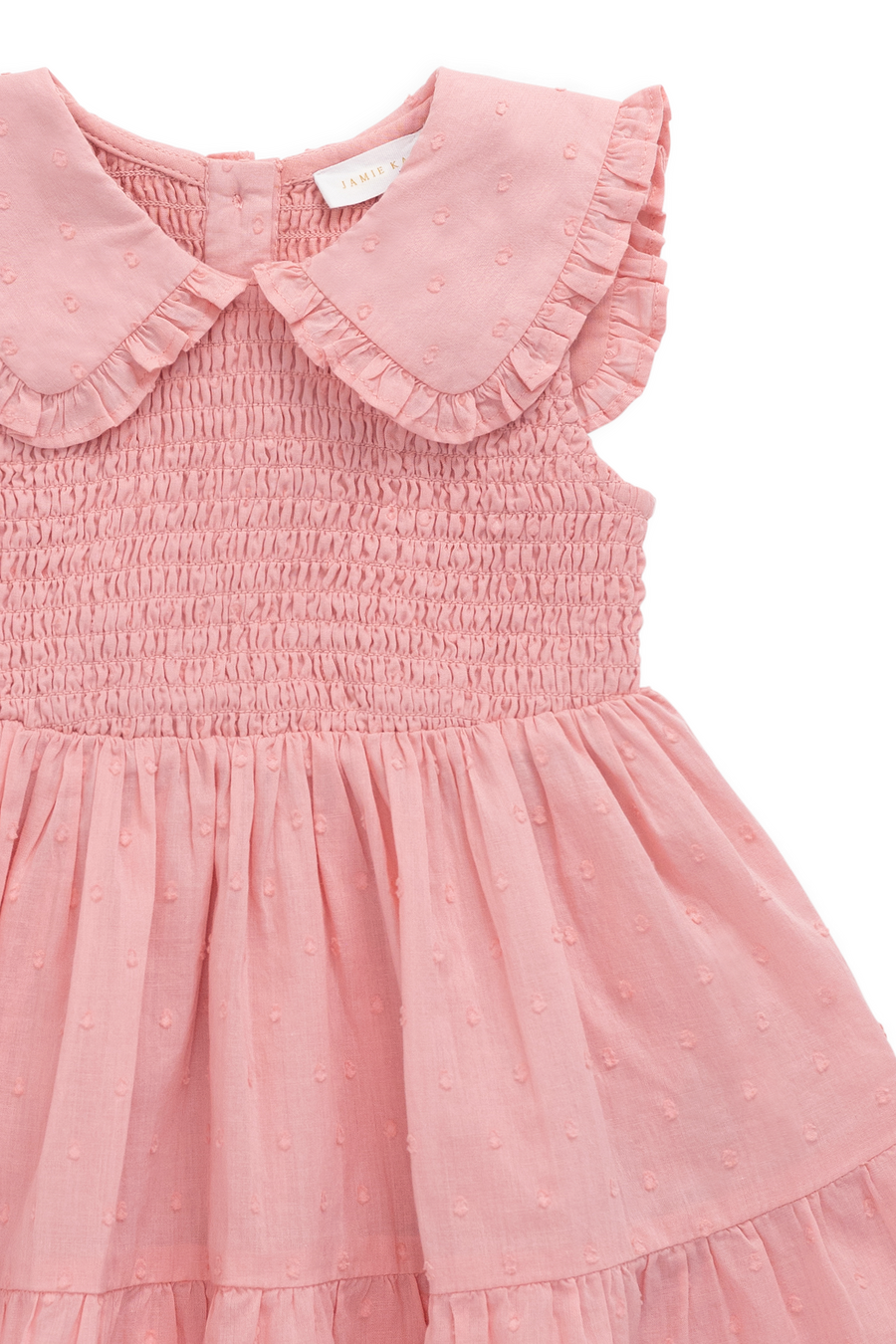 Organic Cotton Claudine Dress - Swiss Pink – Jamie Kay USA